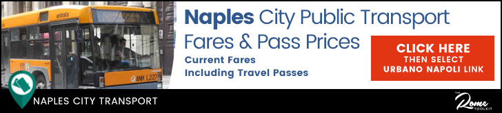 Naples Italy public transport explained and costed for visitors